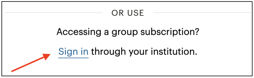 Access your group subscription – Help Center