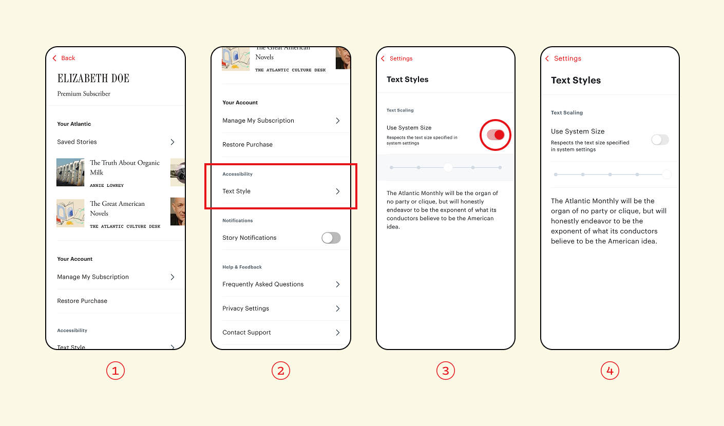 The Atlantic's iOS App – Help Center
