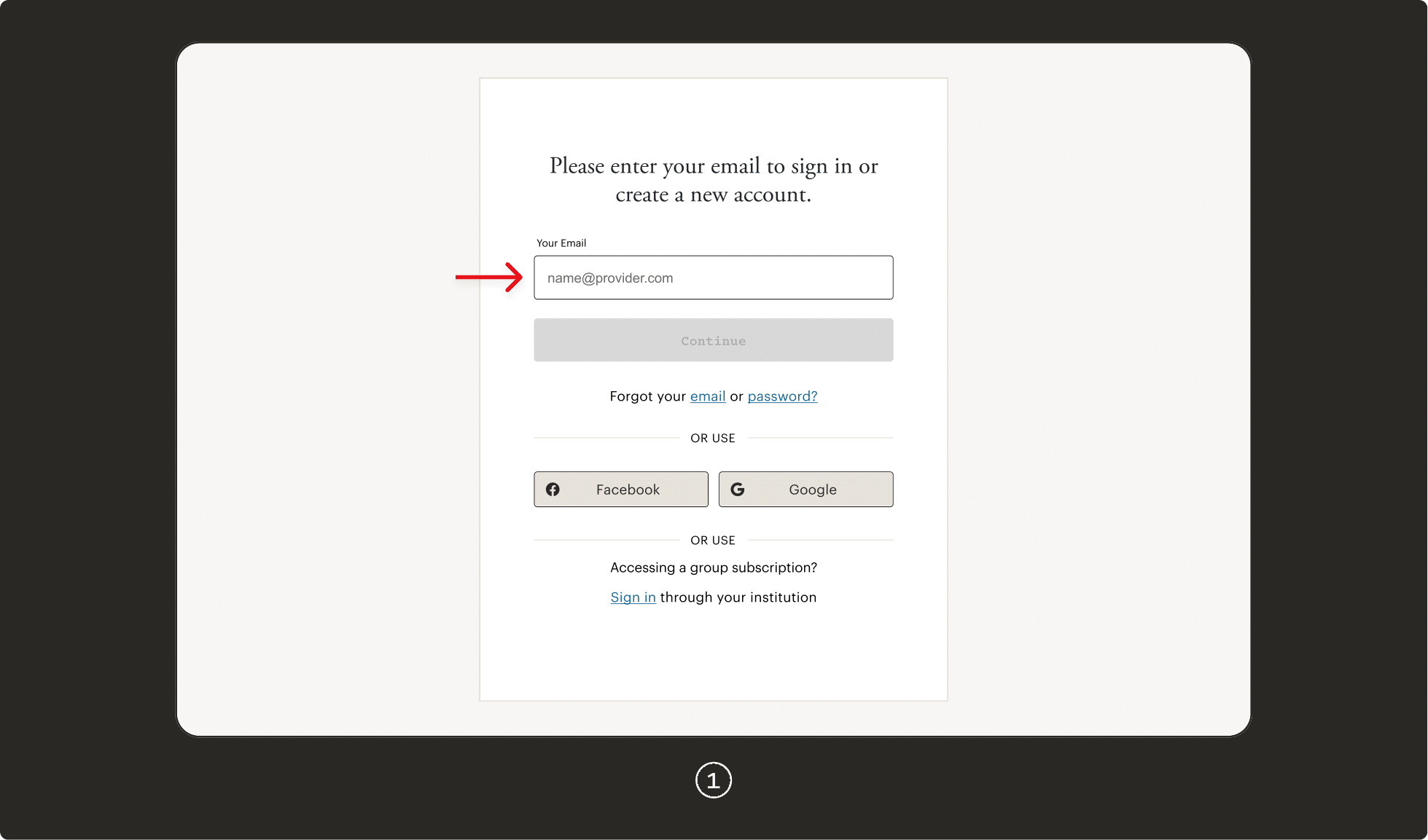 Create an account – Help Center